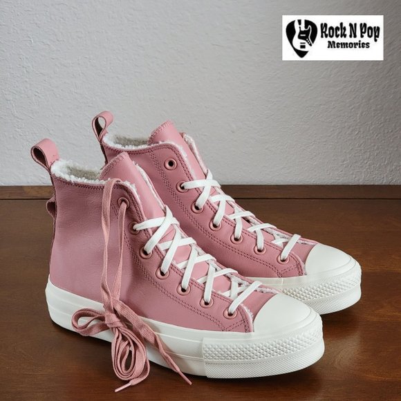 Converse | Shoes | Converse Womens Ctas Lift Hi Sherpa A4256c Rust ...